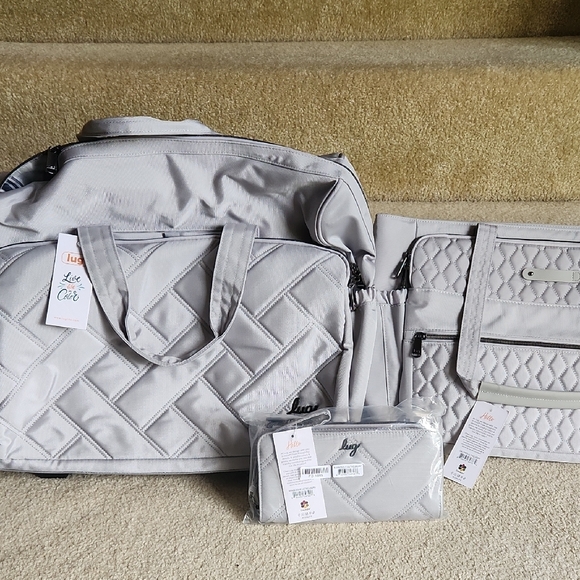 lug | Bags | Lug Gray Travel Bag Set | Poshmark
